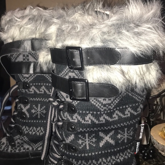 Muk Luks | Shoes | Muk Luks Thinsulate Fur Trimmed Lined Winter Boots ...